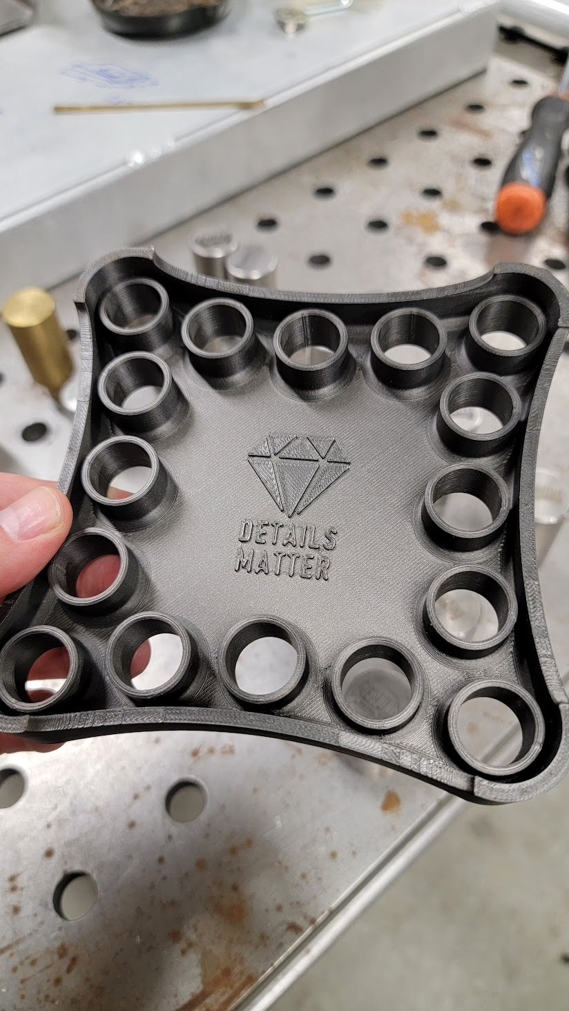 Fixture stop holder – Genuine Metal Works